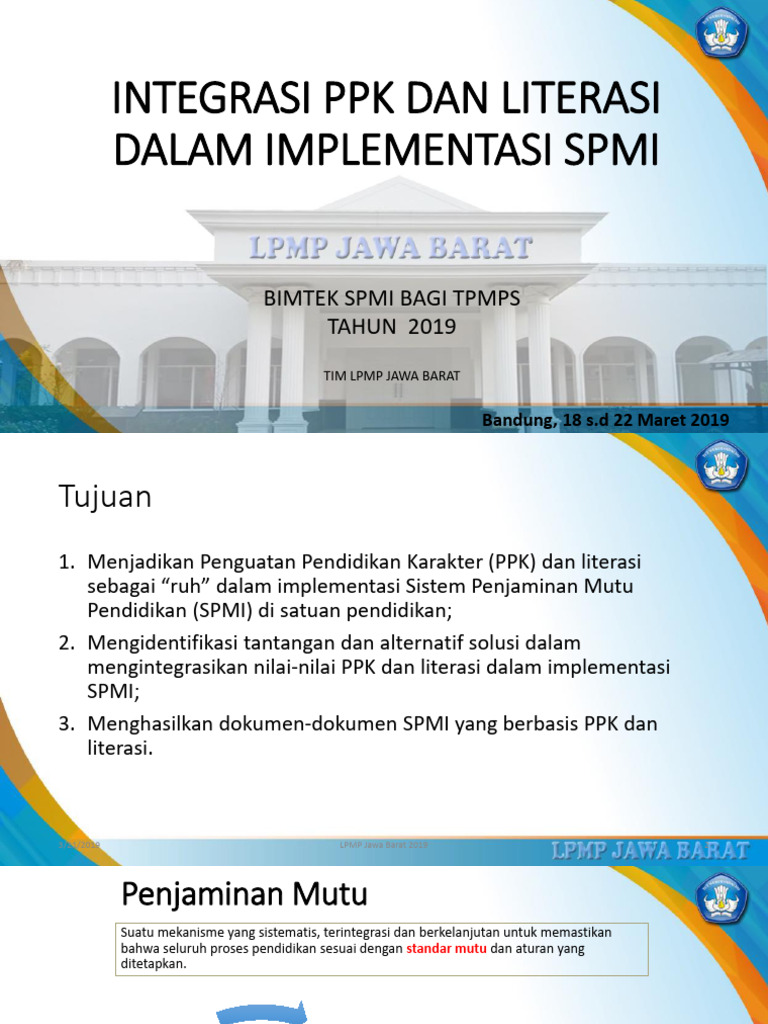 Integrasi PPK Dan Literasi Dalam Implementasi Spmi | PDF