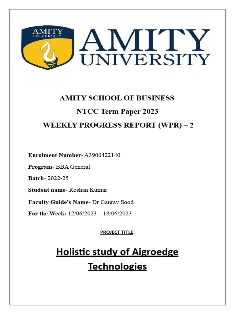 Roshan NTCC WPR 2 | PDF | Revenue | Equity (Finance)