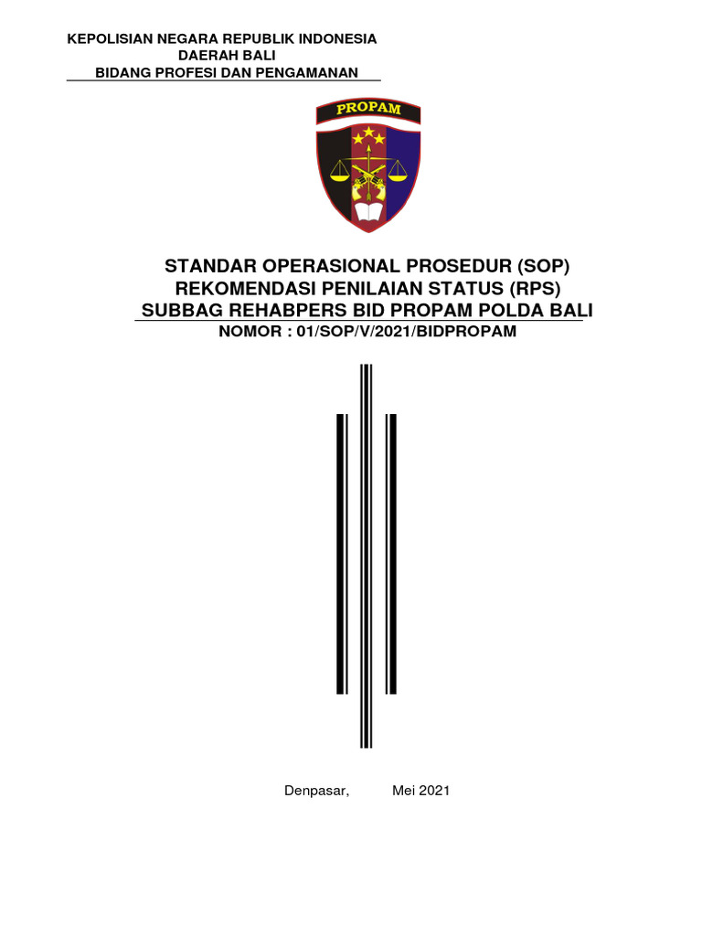 Sop Penerbitan RPS Rehabpers 2021 | PDF