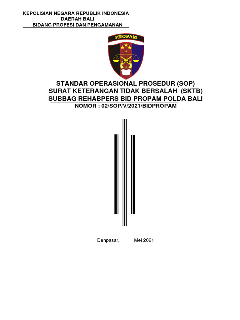 Sop Penerbitan SKTB Rehabpers 2021 | PDF