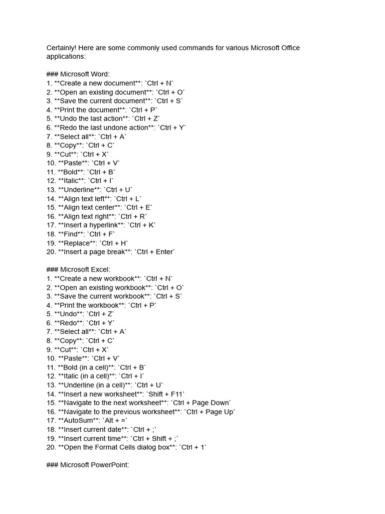 Microsoft Office & SPSS Commands | PDF | Student's T Test | P Value