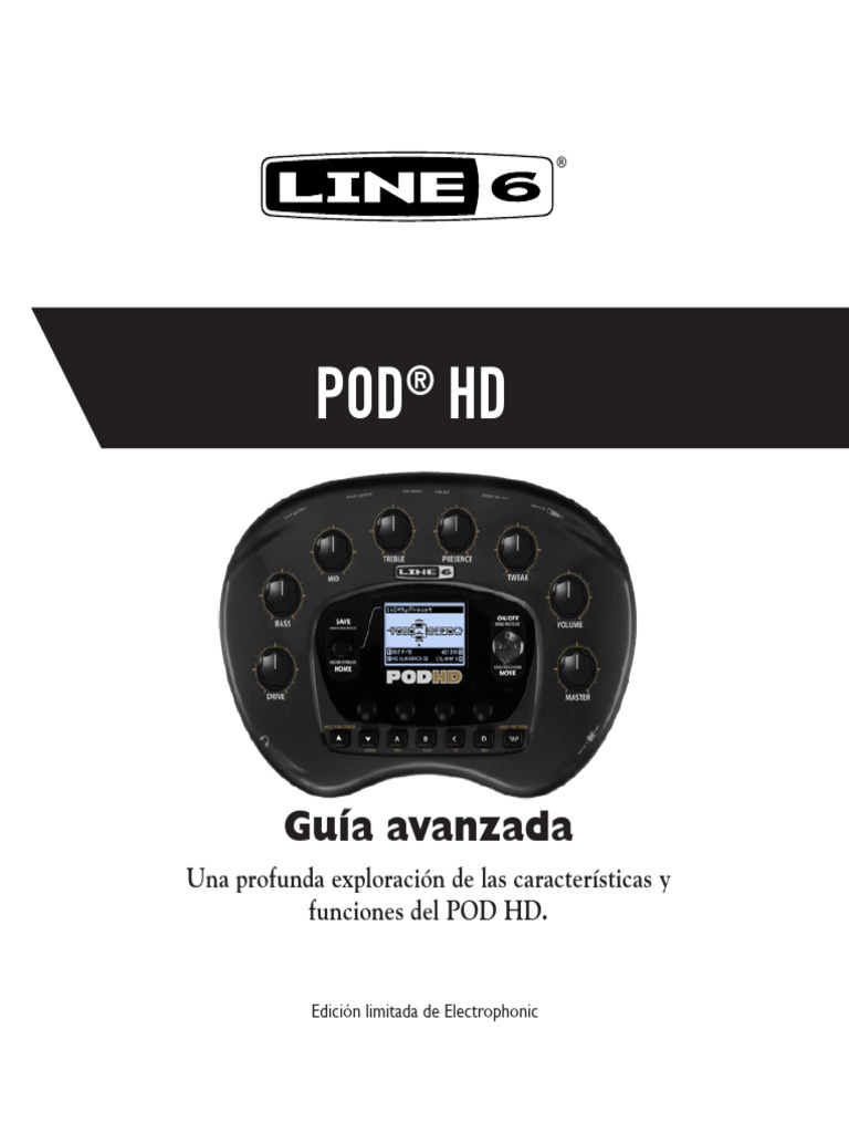 POD HD Advanced Guide (Rev B) - Spanish | PDF | Amplificador ...