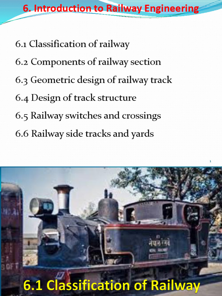 6.1 Classification of railways | Download Free PDF | Rail Transport ...
