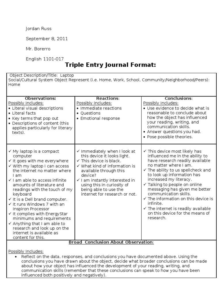 Triple Entry Journal Examples | PDF | Reading (Process) | Computer Keyboard