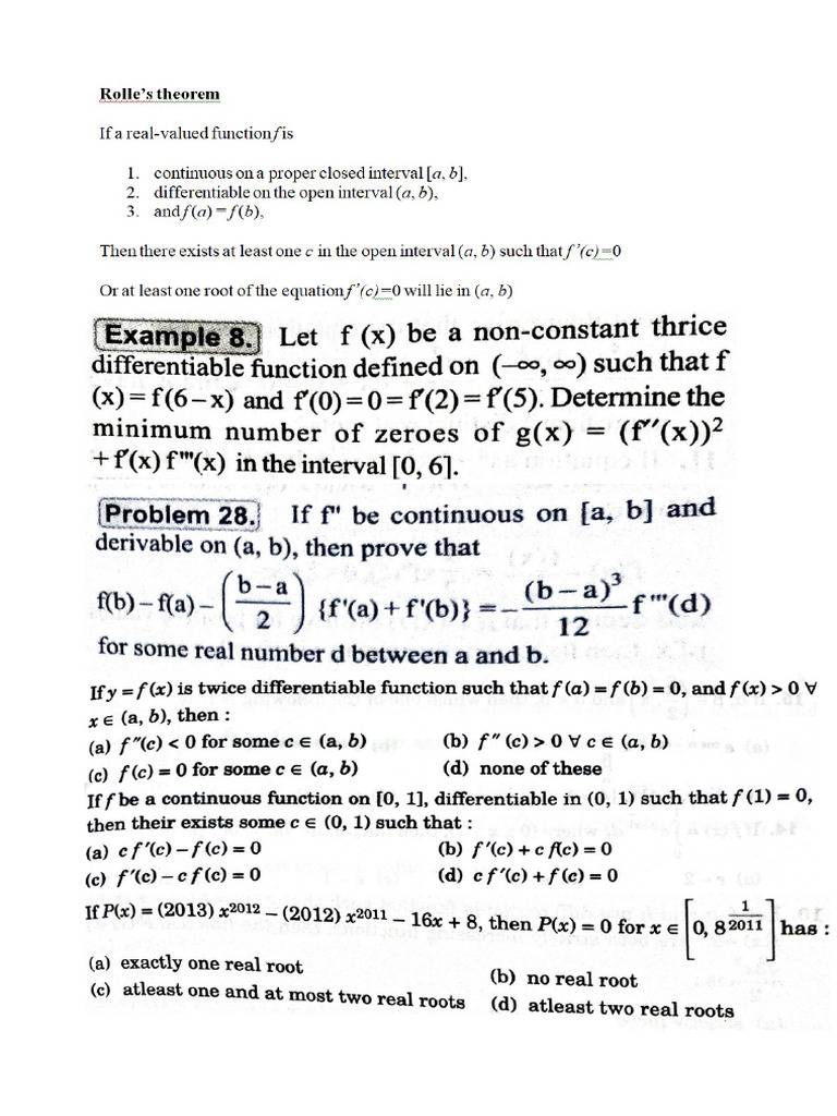 5 Imp Theorems | PDF