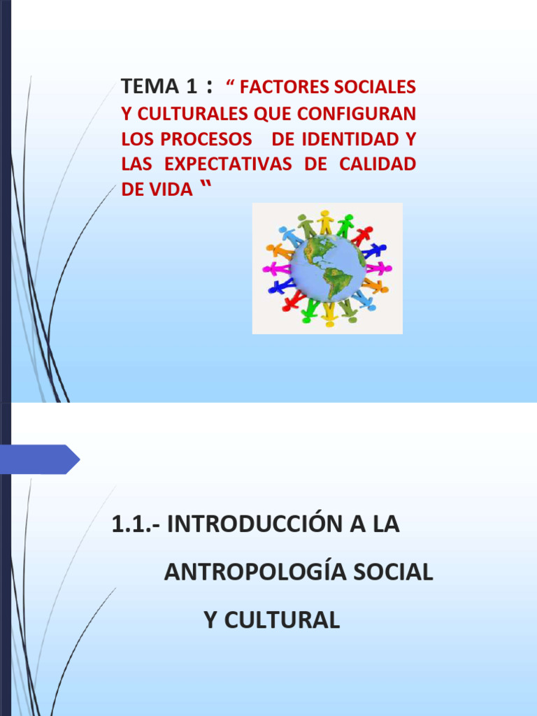 Tema 1.1 - 1.2. DCDSS 23-24 | PDF | Interculturalidad | Raza (categorización humana)