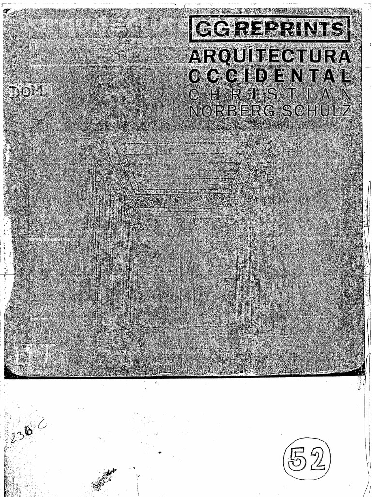 Norberg Schulz - Arq Occidental | PDF