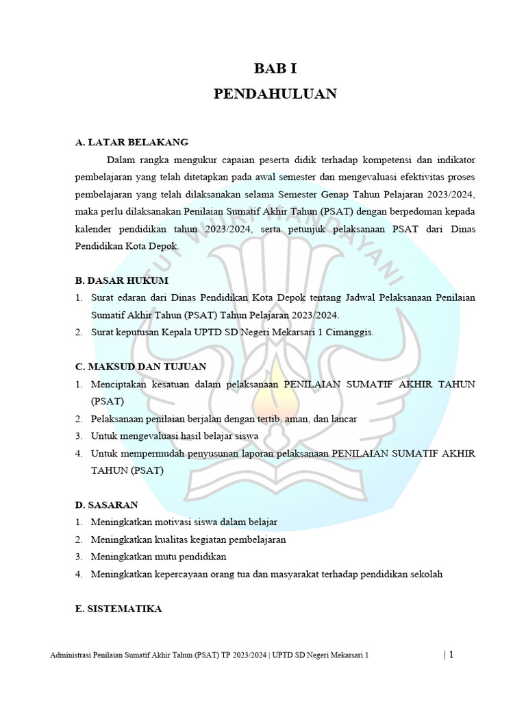 Program PSAT 2024 | PDF