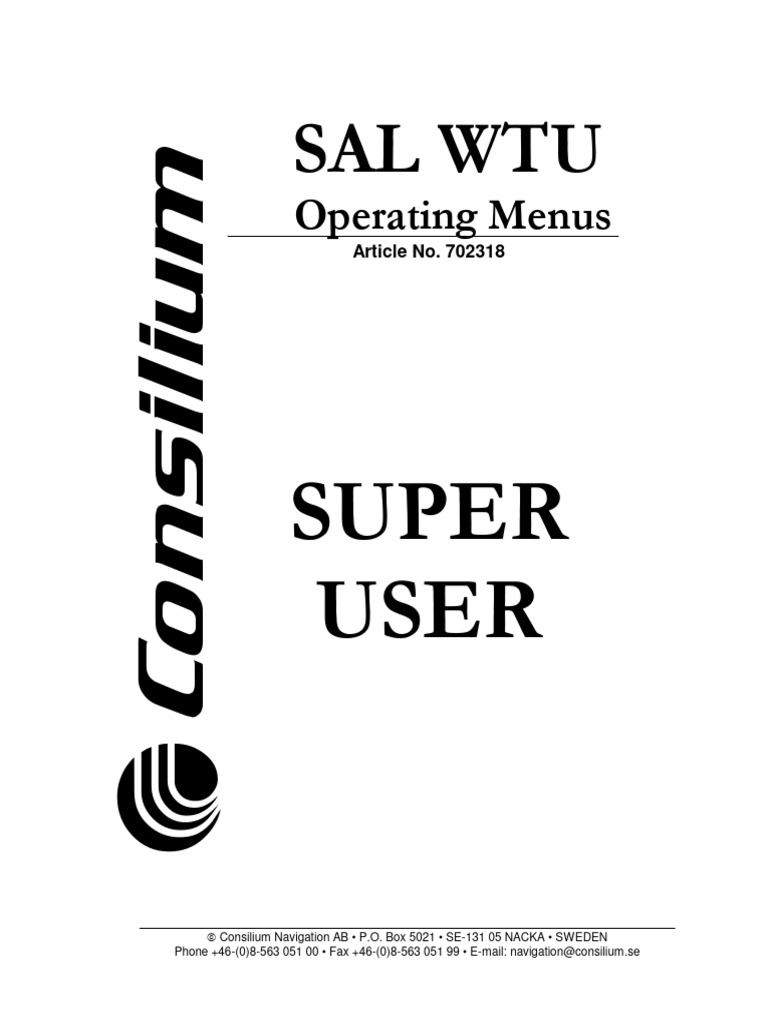 702318A3, SAL WTU Advanced Menu System | PDF | Menu (Computing ...