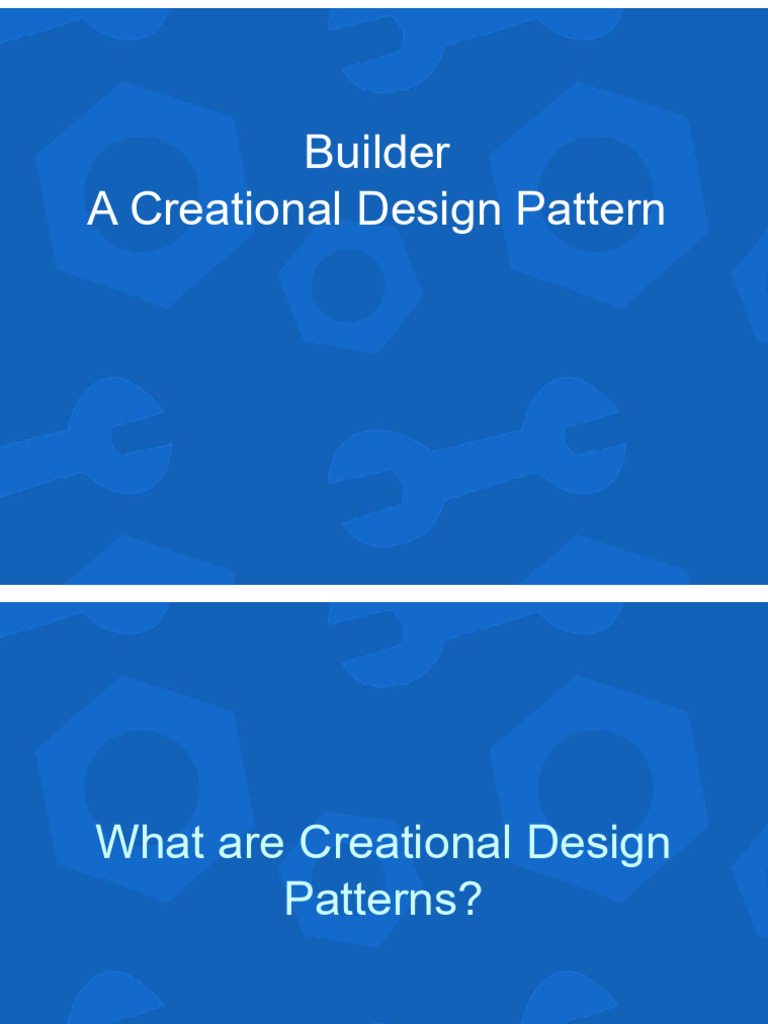 2. Builder | PDF | Computer Programming | Software Development