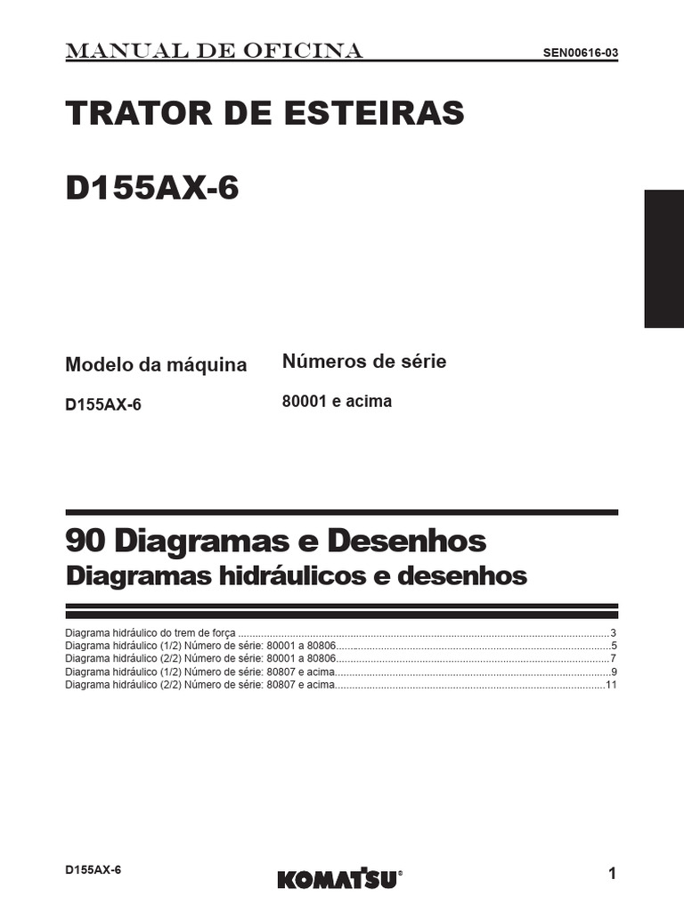 Kpbm059610 Bulldozer - Diagramas d155 | PDF | Relay | Clutch