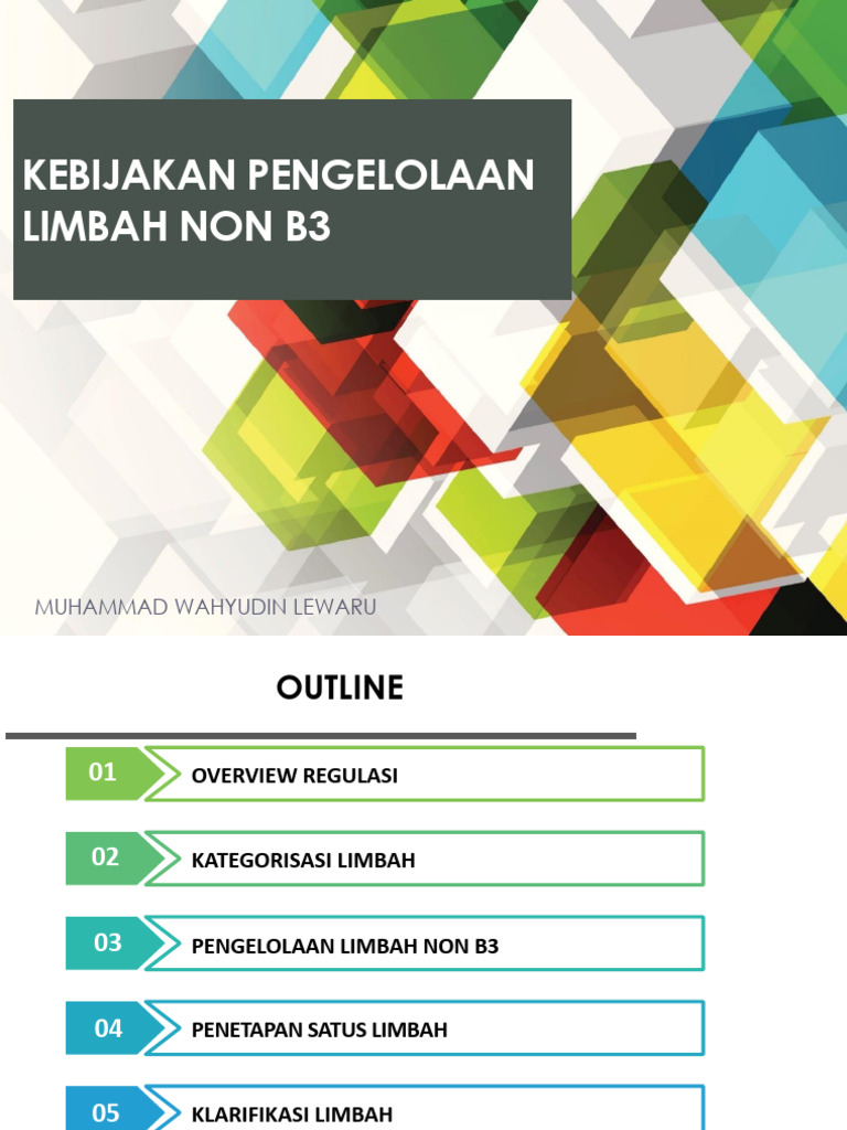 01.kebijakan Pengelolaan Limbah Non B3 Bogor | PDF