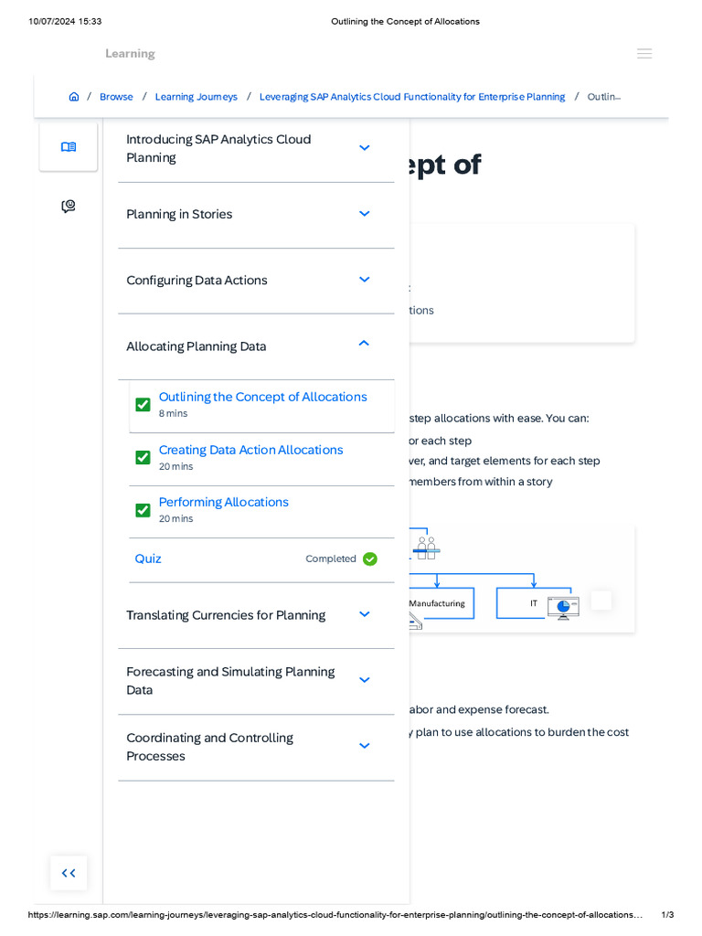 Outlining the Concept of Allocations | PDF | Analytics | Cloud Computing