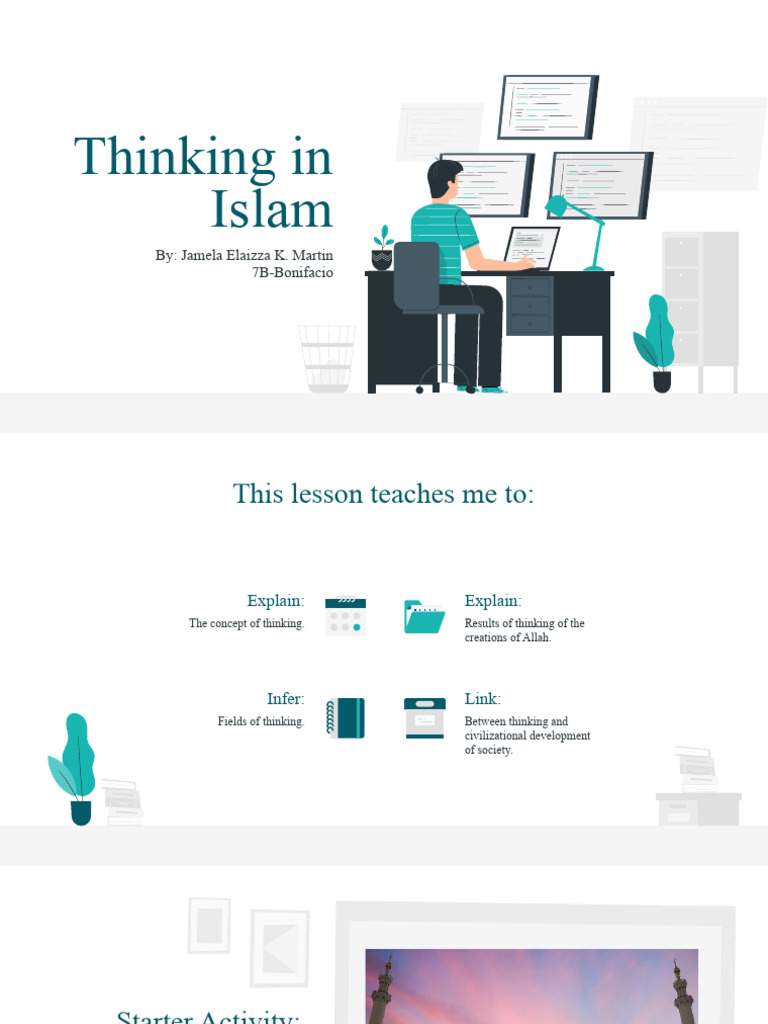 Thinking in Islam 1 | PDF | God In Islam | Quran