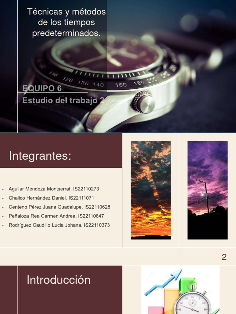 Técnicas Y Métodos De Los Tiempos Predeterminados2 Pdf