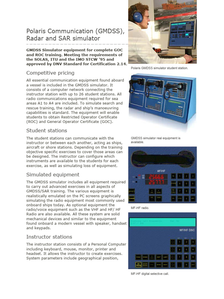 GMDSS Simulator | PDF | Computing | Telecommunications
