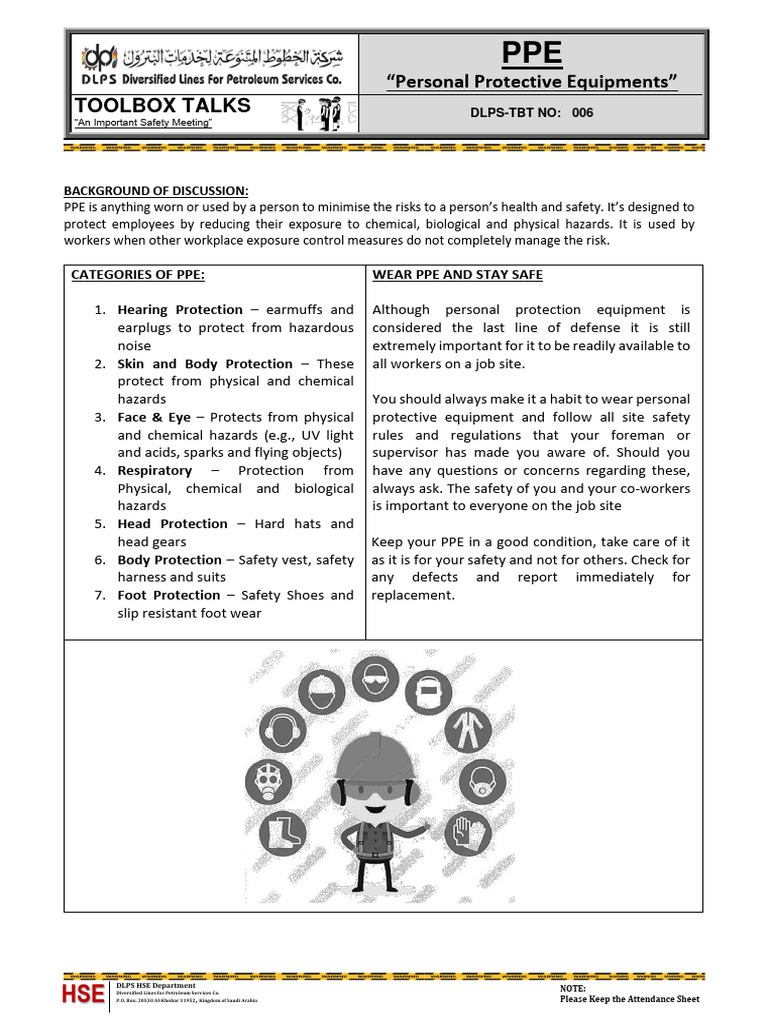Personal Protective Equipments | PDF | Personal Protective Equipment ...