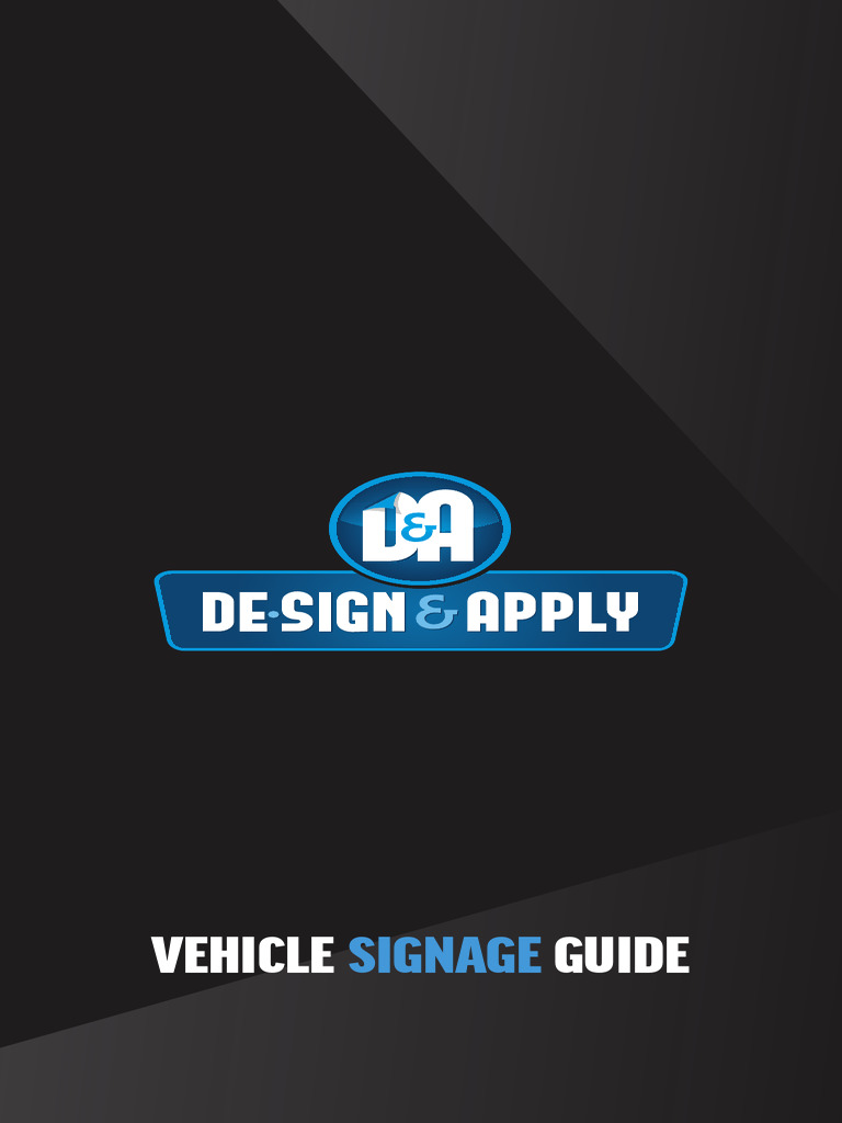 Vehicle Signage Design Solutions | PDF | Brand | Paint