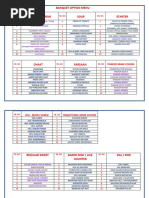 BQT Menu | PDF | Lunch | Curry