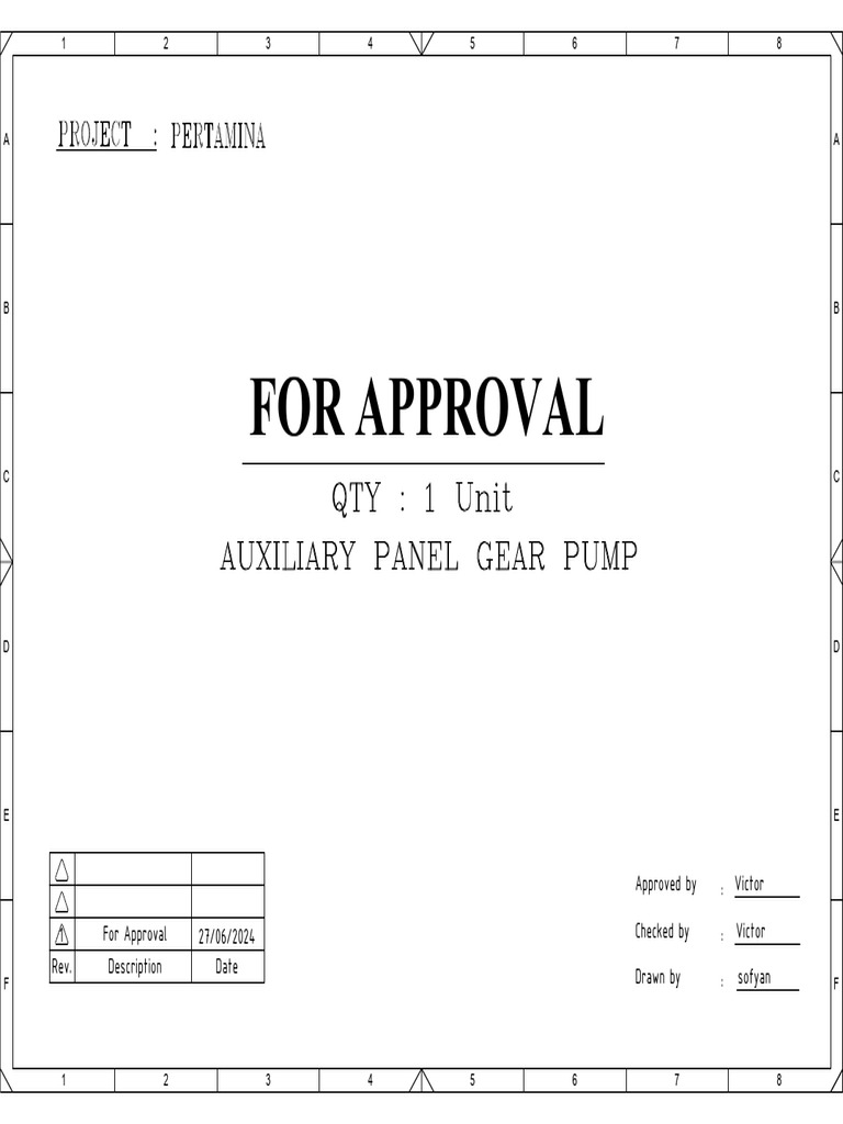 Panel Auxiliary Pre Lube Oil Gear Pump | PDF | Electric Power | Equipment