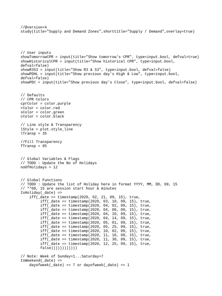 Intradayking 2 | PDF | Moving Average | Computer Programming