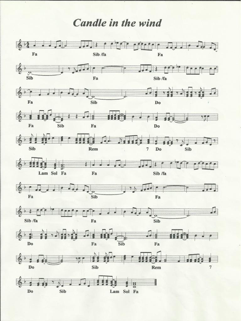 Candle in The Wind | PDF