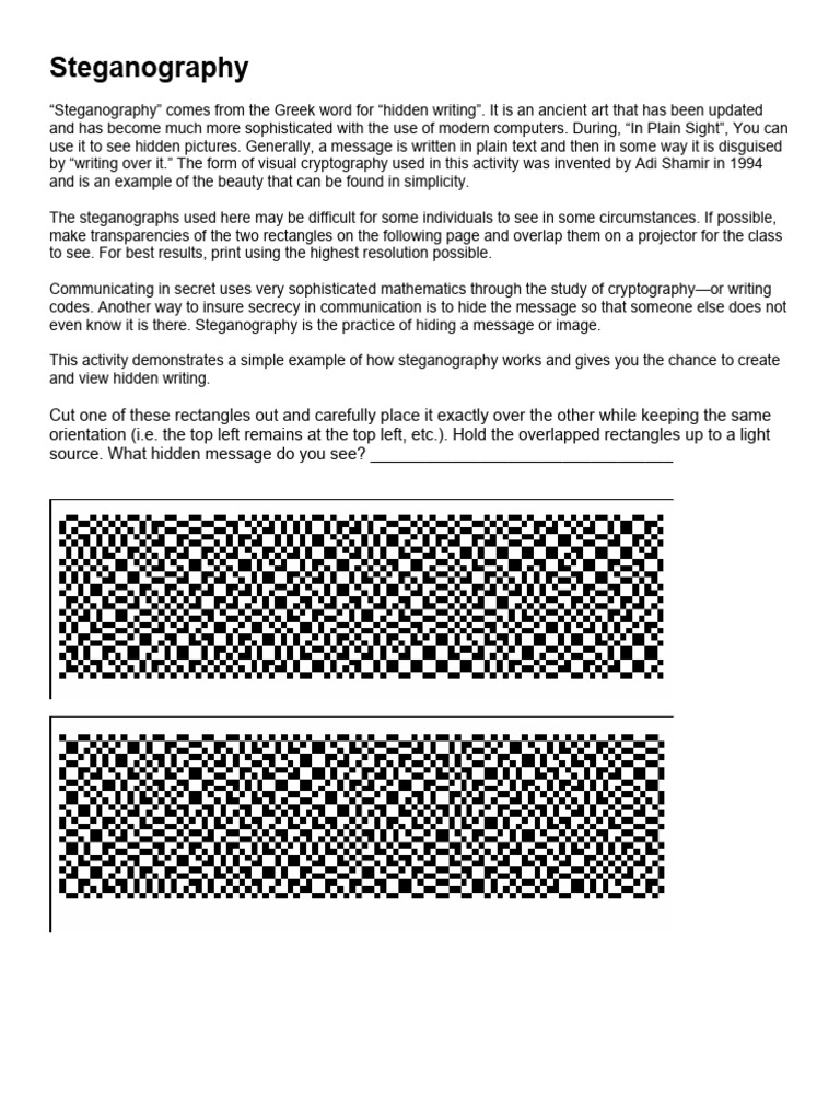 Steganography | PDF | Computers