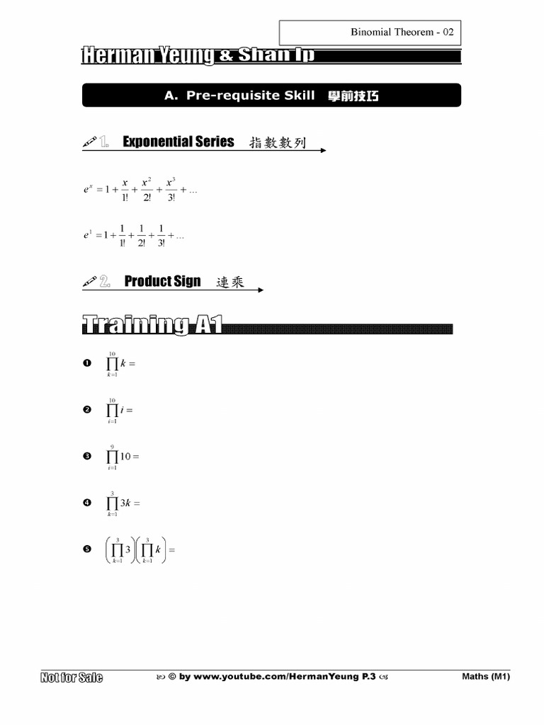 HermanYeung DSE M1 Regular All-In-One Note Final | PDF