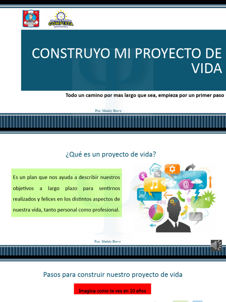 Construyo Mi Proyecto de Vida | PDF | Autosuperación