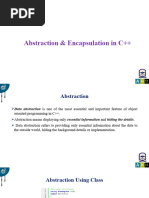 Encapsulation Part 1 | PDF | Class (Computer Programming) | C++
