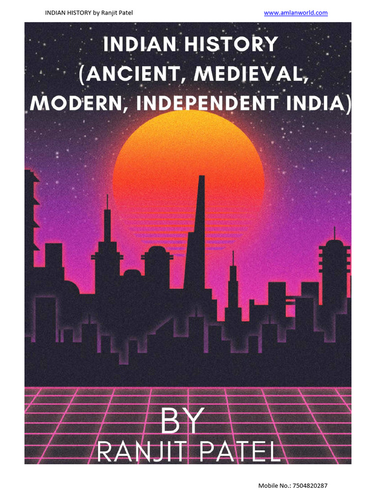 Indian History by Ranjit Patel | PDF | Stone Age | Paleolithic