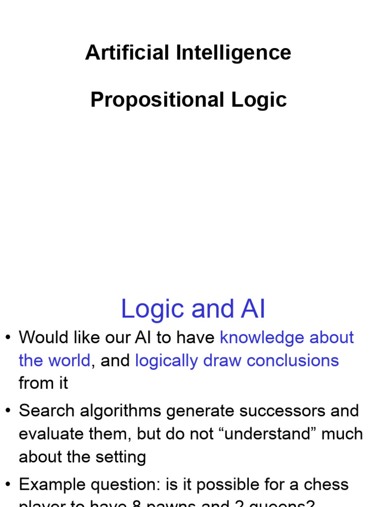 2-AI_logic | Download Free PDF | Mathematical Logic | Syntax (Logic) 2-AI_logic | Download Free PDF | Mathematical Logic | Syntax (Logic)