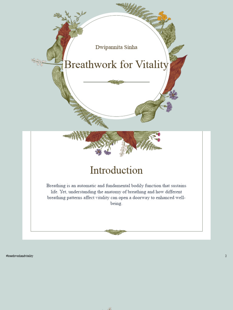 Breathwork For Vitality | PDF
