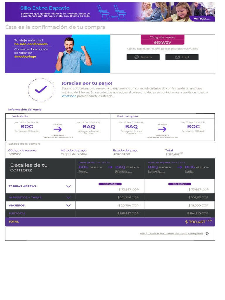 Payment Confirmation | PDF