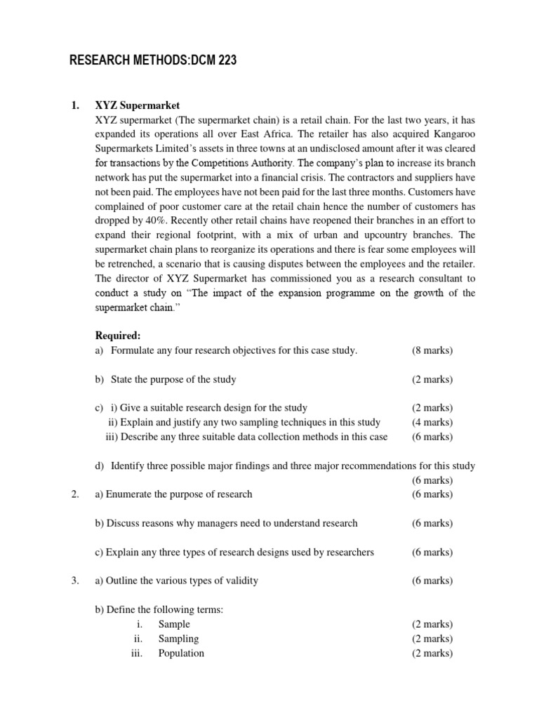 DCM 223.pdf 3 | PDF | Sampling (Statistics) | Validity (Statistics)