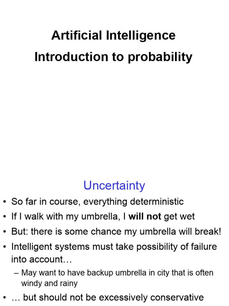 4-AI_probability | PDF | Probability | Randomness
