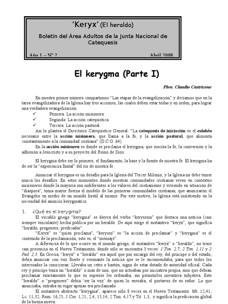 Keryx 2 | PDF | Fe | Jesús
