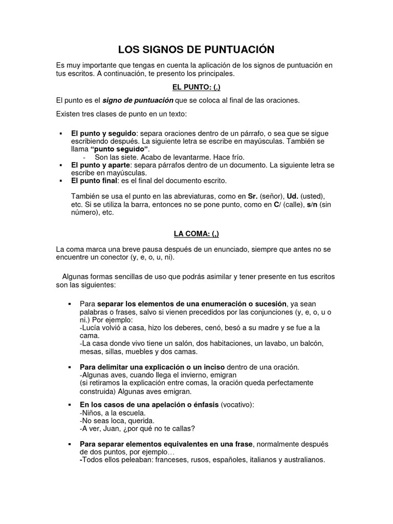2-Aprende A Utilizar Los Signos de Puntuación | PDF | Puntuación | Comillas