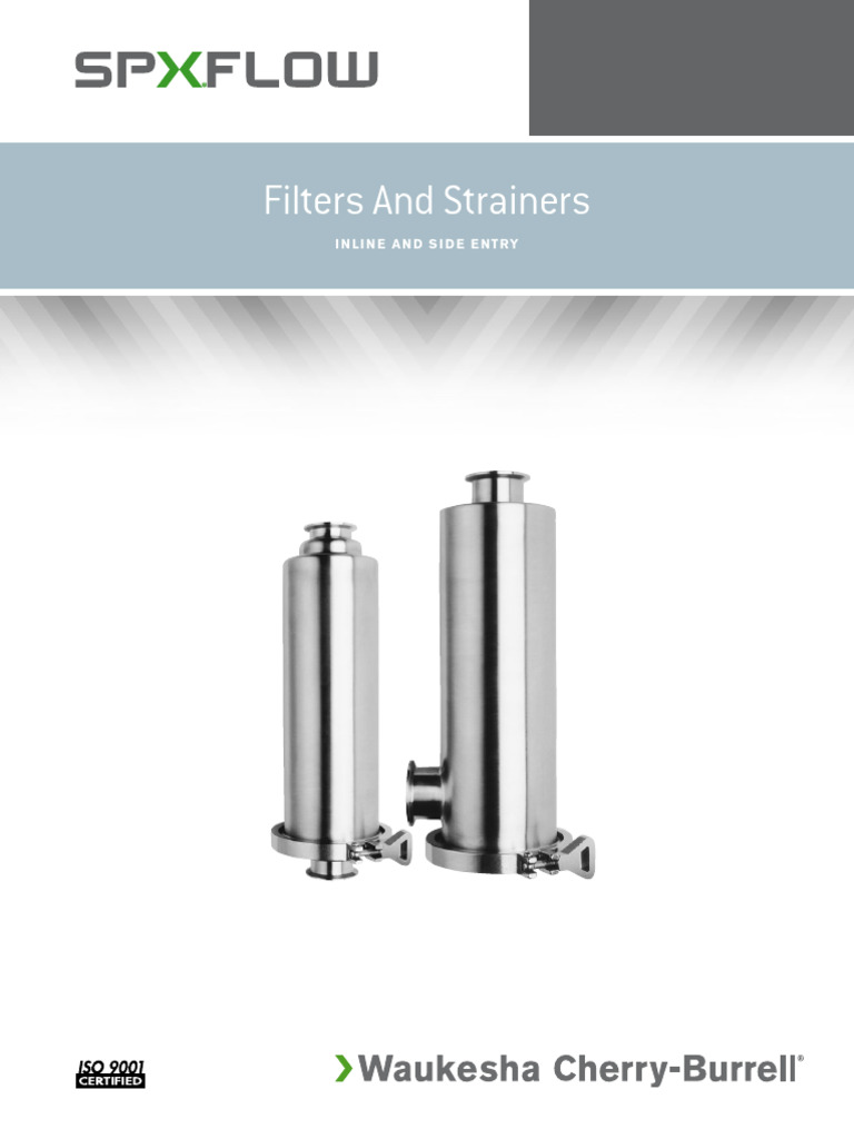 Filters and Strainers - Brochure | PDF | Filtration