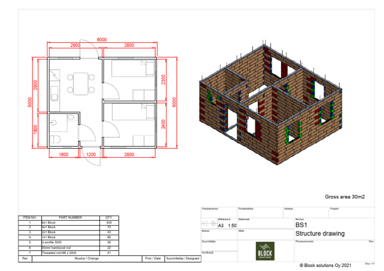 BS1 Structure Drawing | PDF