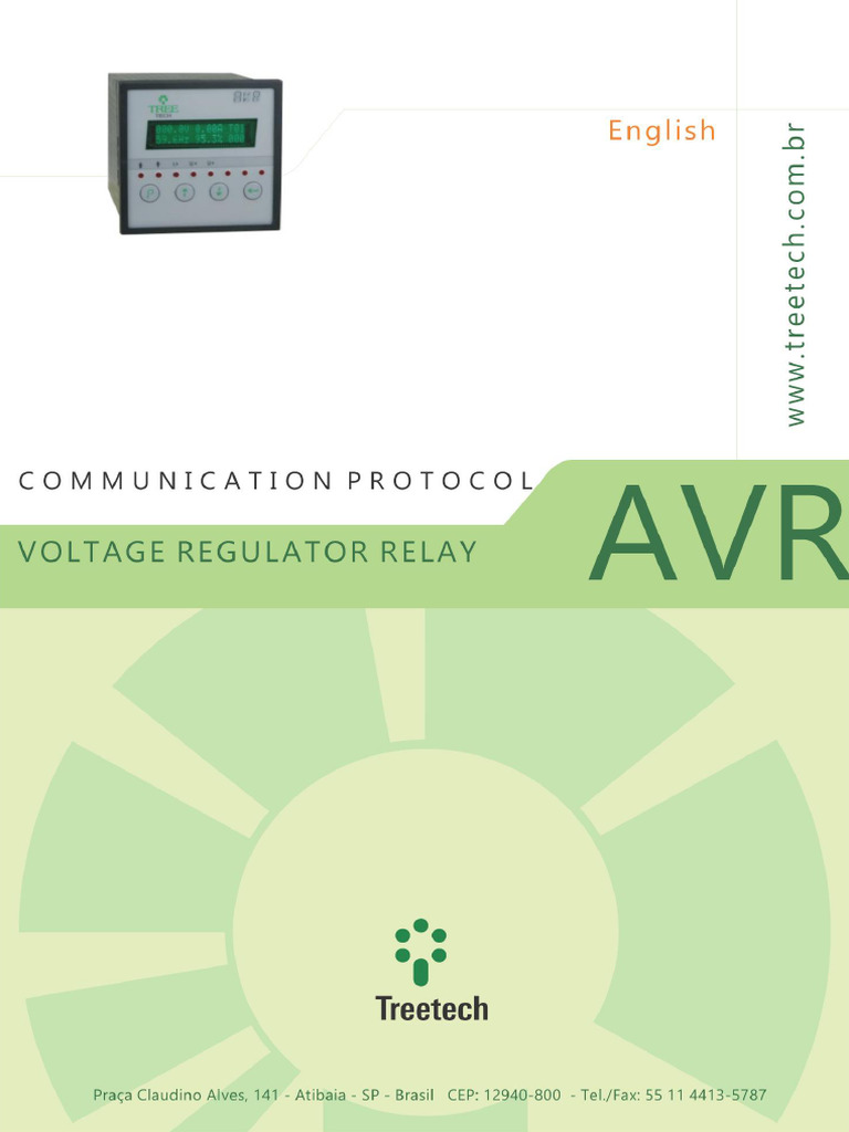 Treetech AVR Communication - Protocol en 2.00 | PDF | Parameter (Computer Programming) | Bit