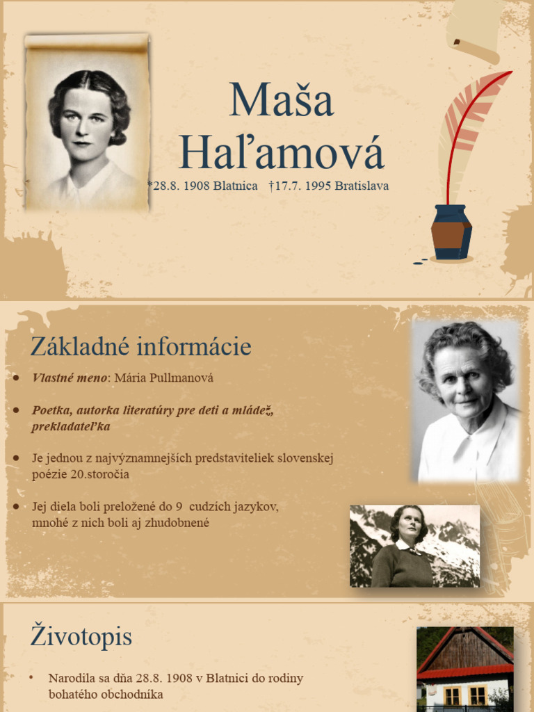 Maša Haľamová | PDF