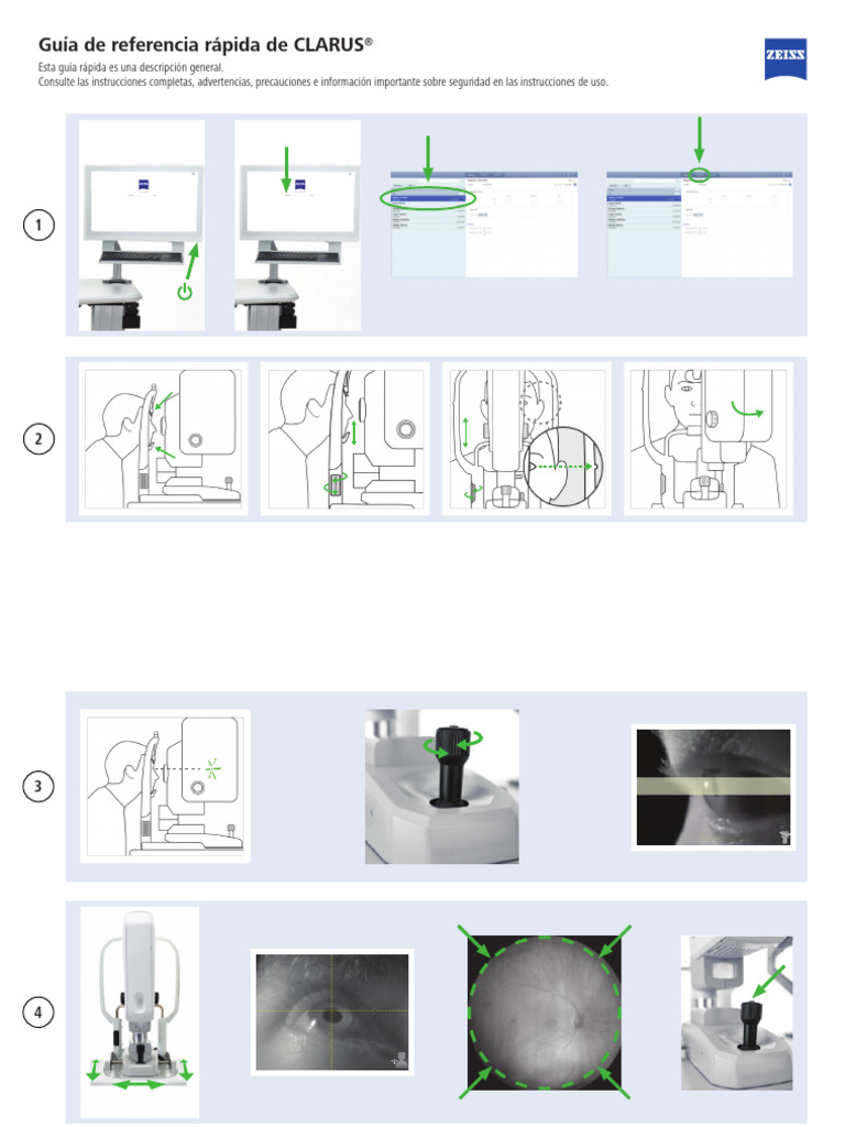 Quick Guide_CLARUS 1.1_Spanish | PDF