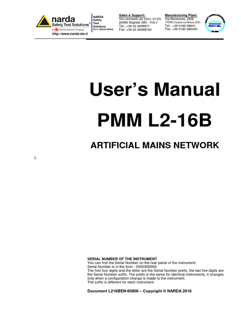 L216ben 60806 | PDF | Electromagnetic Interference | Mains Electricity