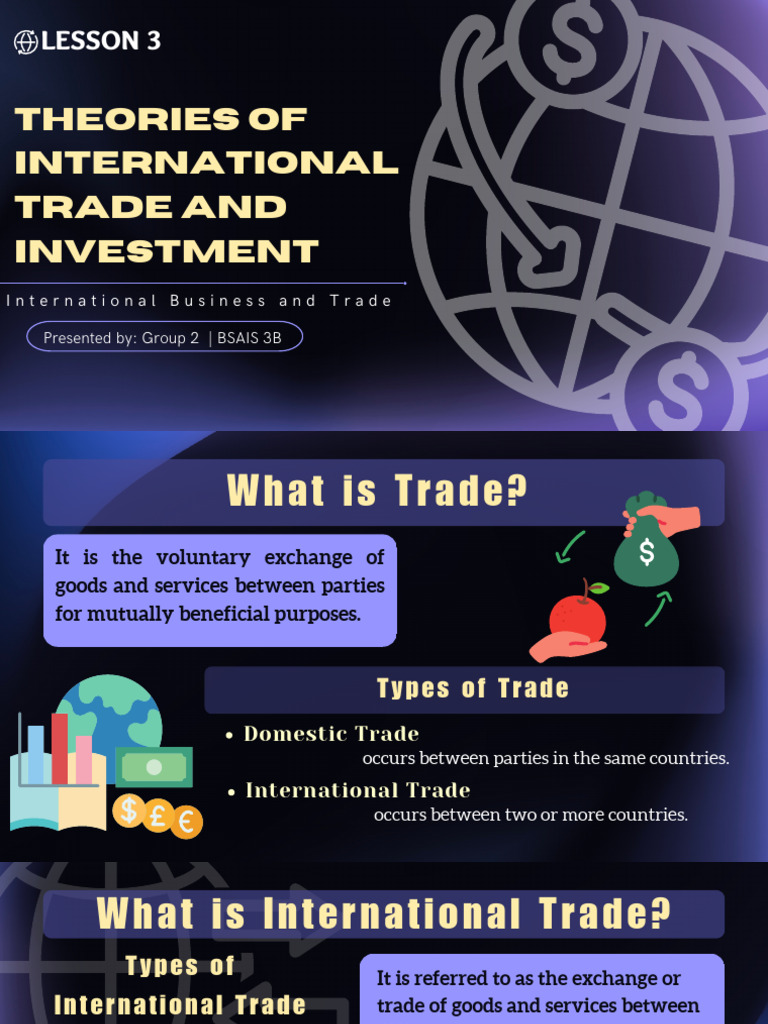 Group#2-LESSON 3-Theories of International Trade and Investment | PDF ...