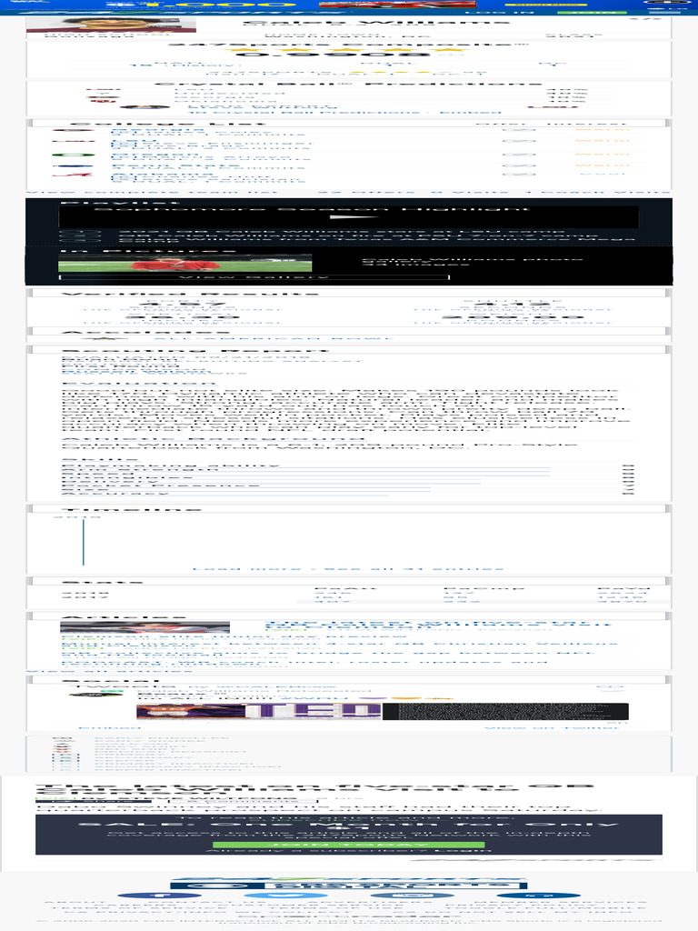 Caleb Williams, Gonzaga, Dual-Threat Quarterback | PDF | Quarterback | Ncaa Division I Fbs ...