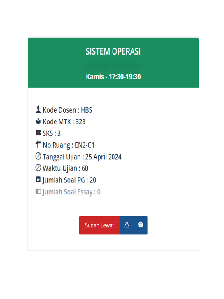 Komplain Simulasi Sistem Operasi | PDF