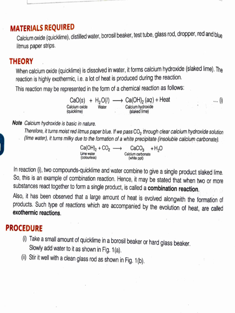 10 Science Practical Work | PDF