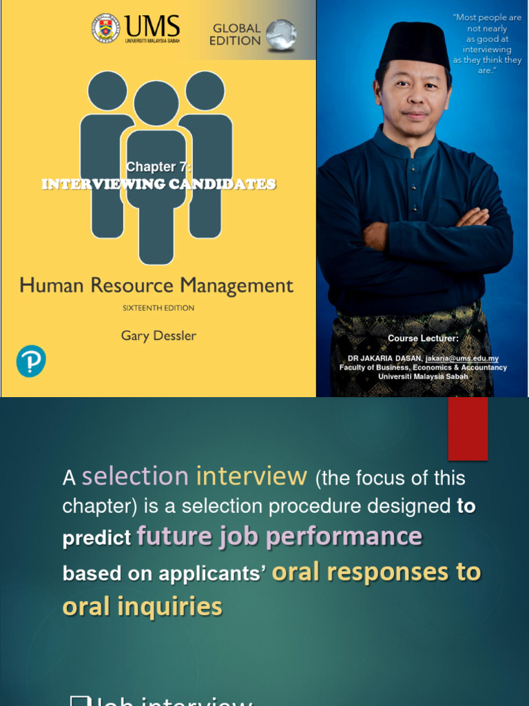Chapter 7 | PDF | Interview | Job Interview Chapter 7 | PDF | Interview | Job Interview
