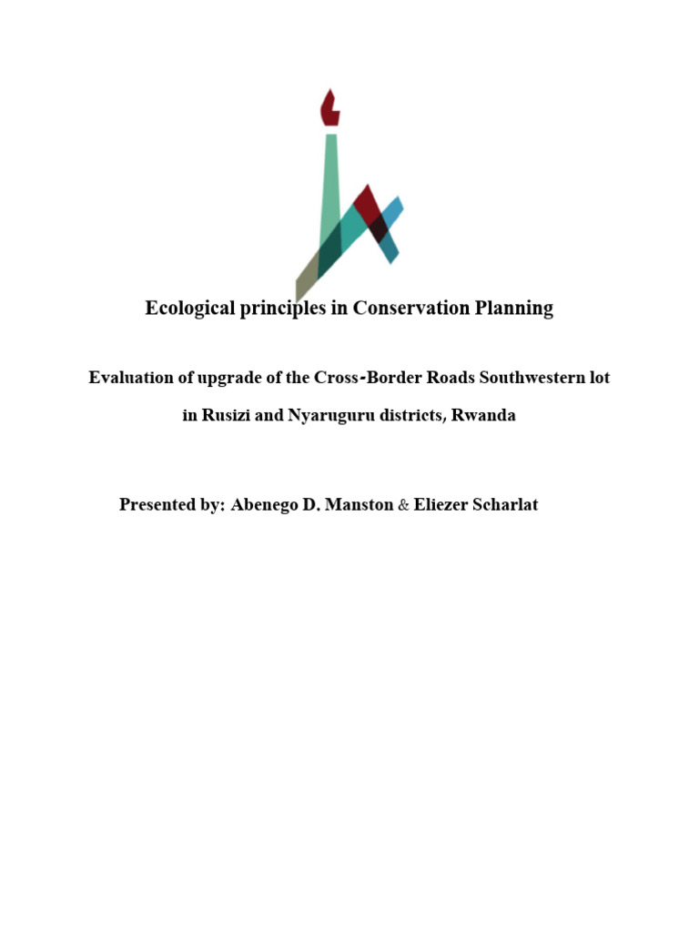 Ecological Impact of Rwanda Road Project | PDF | Ecology | Conservation ...